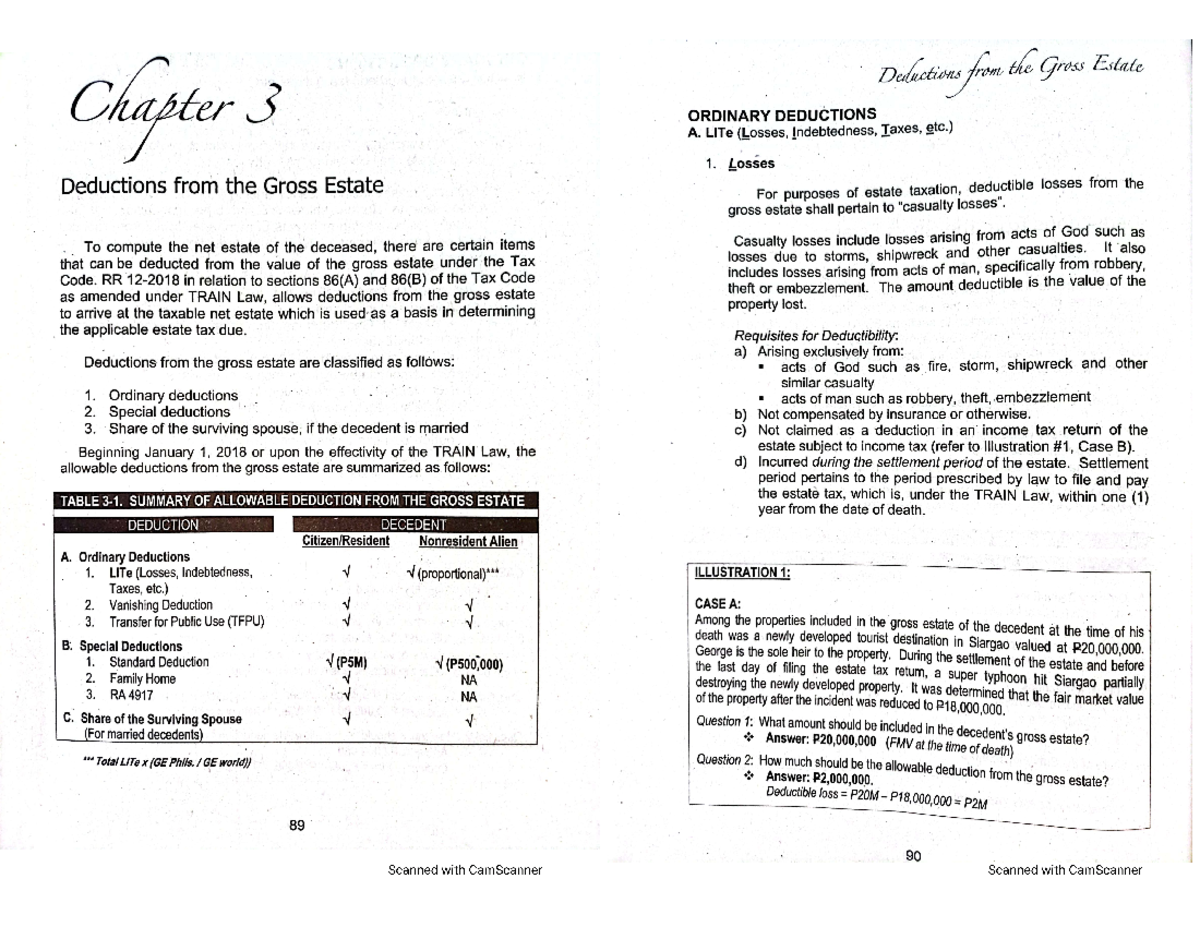 Copy of Chapter 3 - business tax - Taxation - Studocu