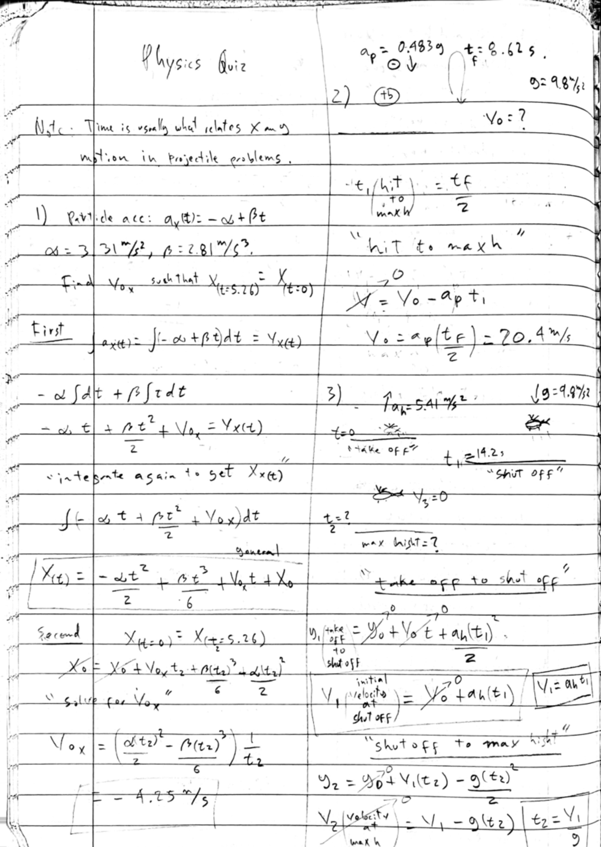Physics 21 Quiz 1 - PHYSCS 21 - Studocu