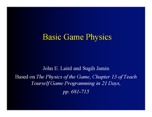 Matlab EECS 451 Lecture Notes brief materials - A Brief Introduction to ...
