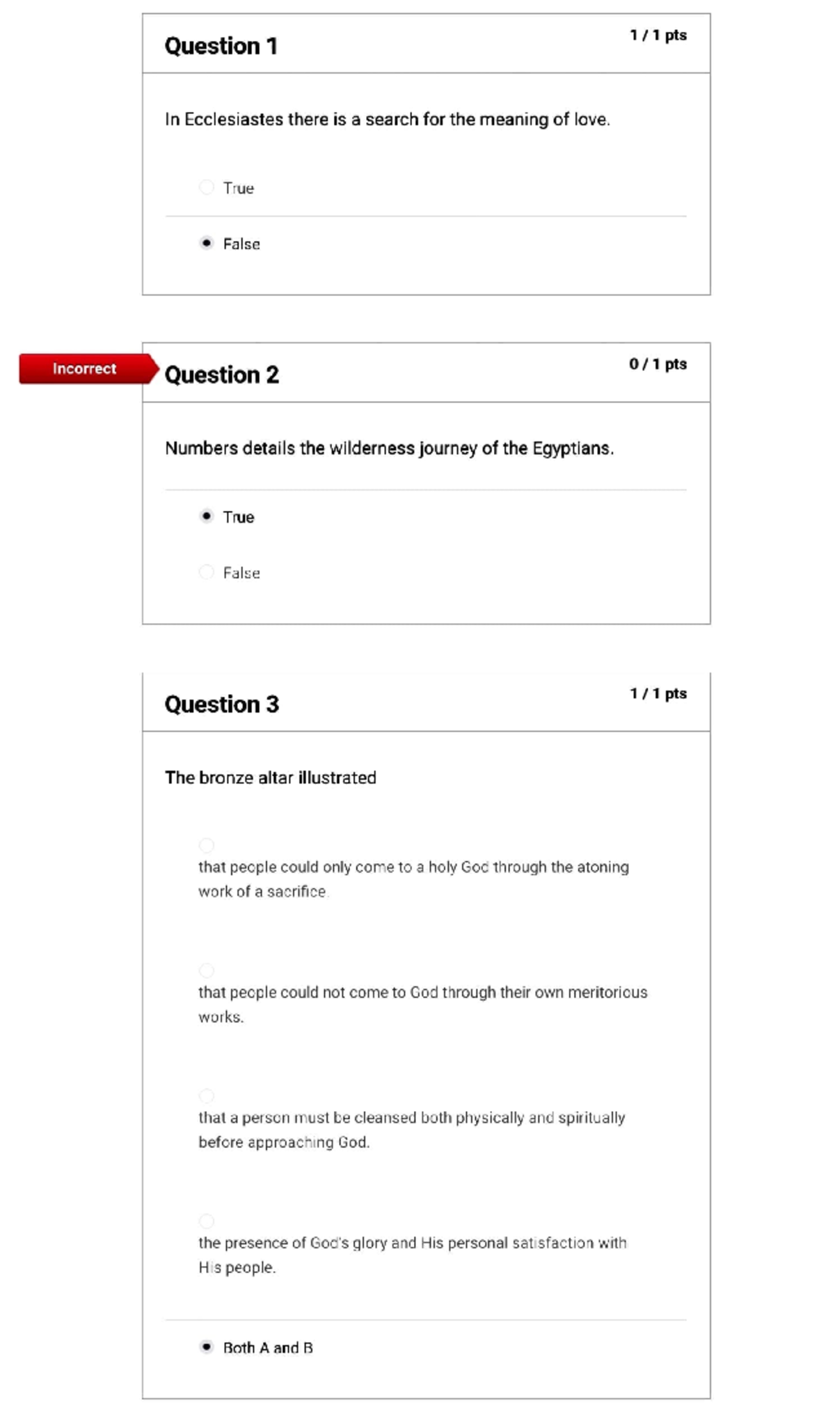 BIBL 104 Quiz 1 The Bible, The Old Testament, and The Pentateuch ...