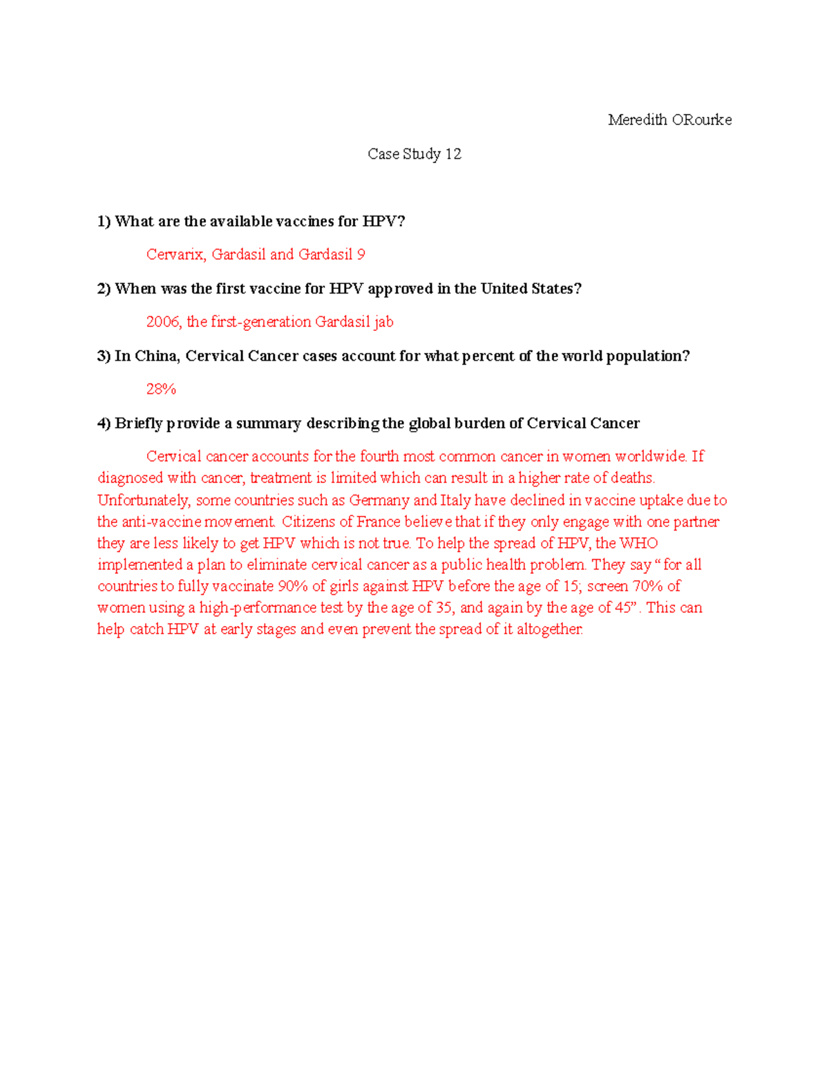 Case Study 12 - Meredith ORourke Case Study 12 What are the available ...