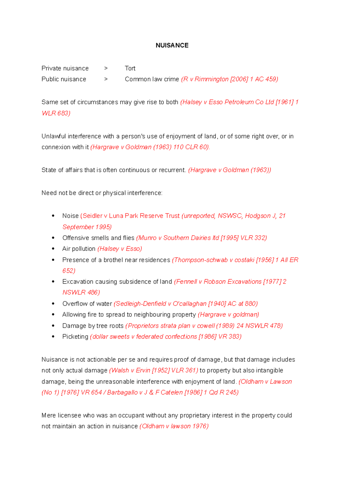Private and Public Nuisance: Definition Examples and Legal ...