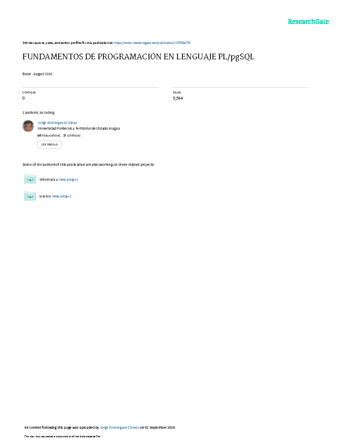 Libro plpgsql - FUNDAMENTOS DE PROGRAMACIÓN EN LENGUAJE PL/pgSQL - See ...