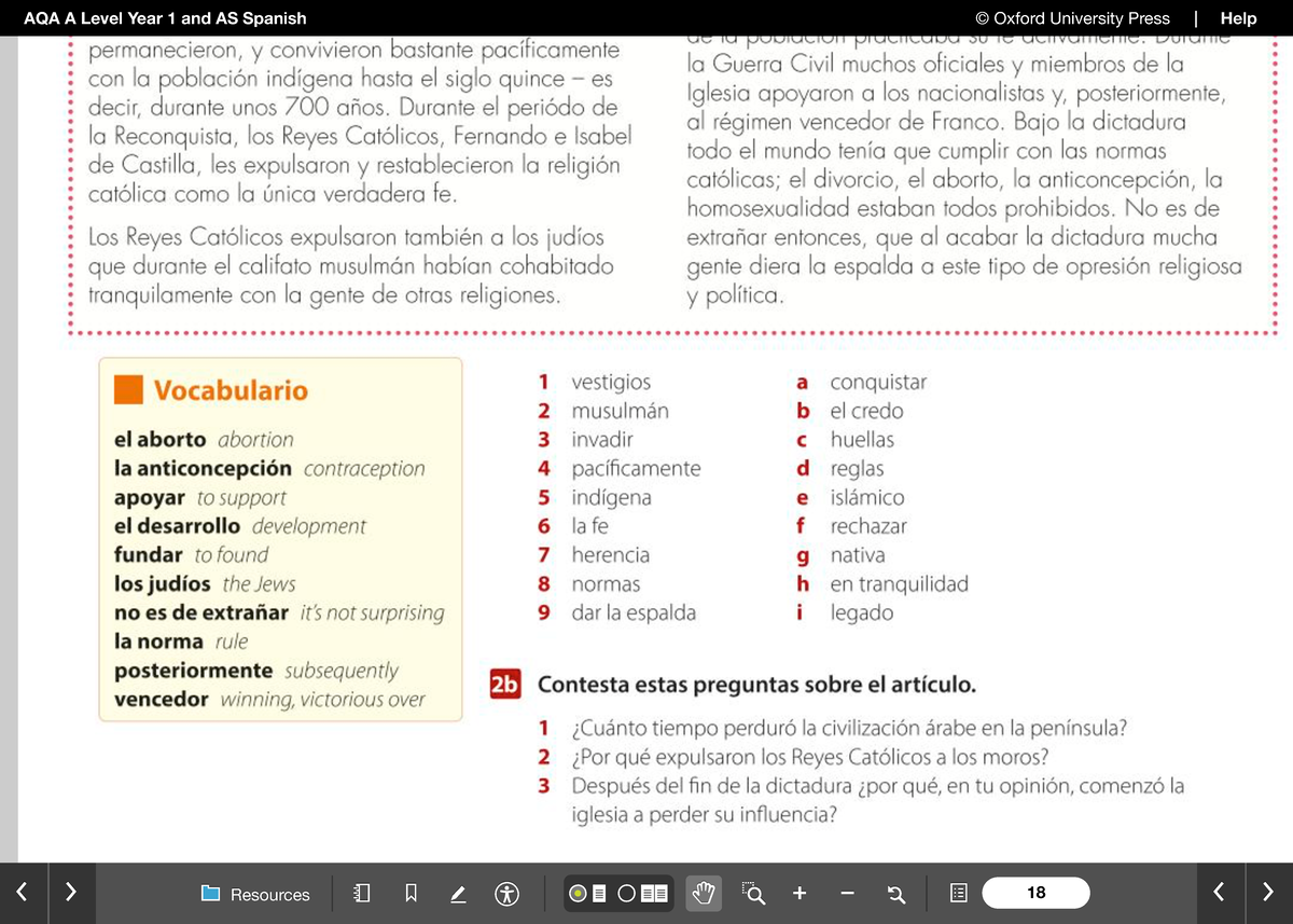 AQA A Level Year 1 and AS Spanish - Studocu