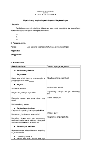A Detailed Lesson PLAN IN Mapeh FOR Grade 4 - A DETAILED LESSON PLAN IN ...