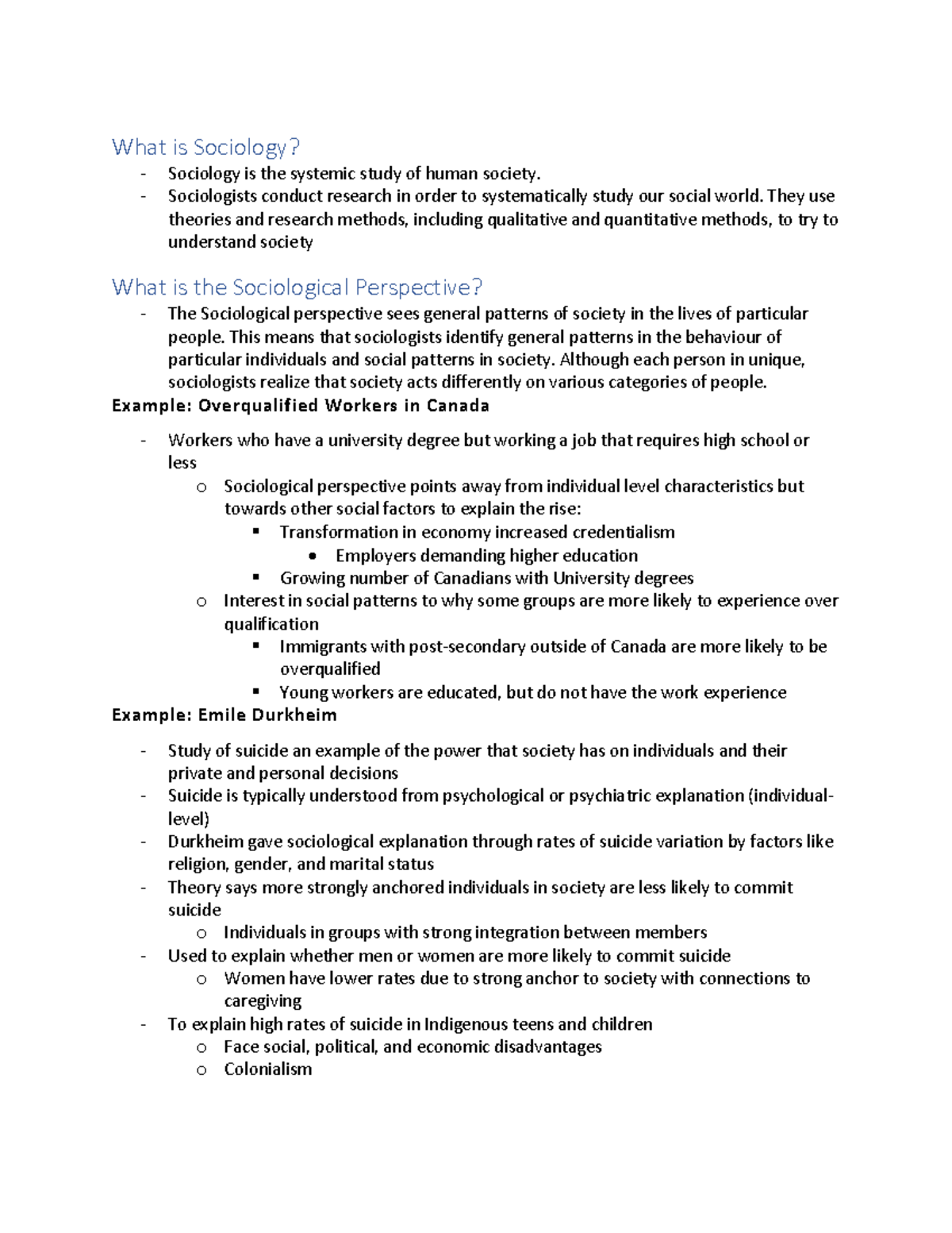 Module 1-1 - Warning: TT: undefined function: 32 What is Sociology? Sociology is the systemic ...