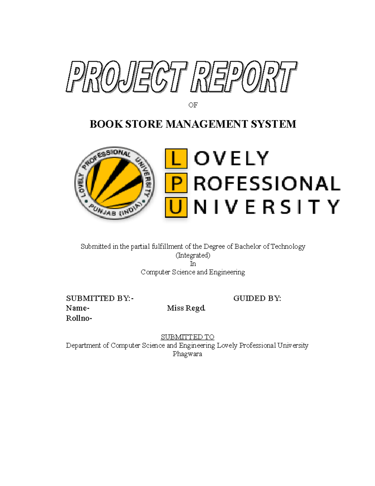 BOOK Store Management System - OF BOOK STORE MANAGEMENT SYSTEM ...