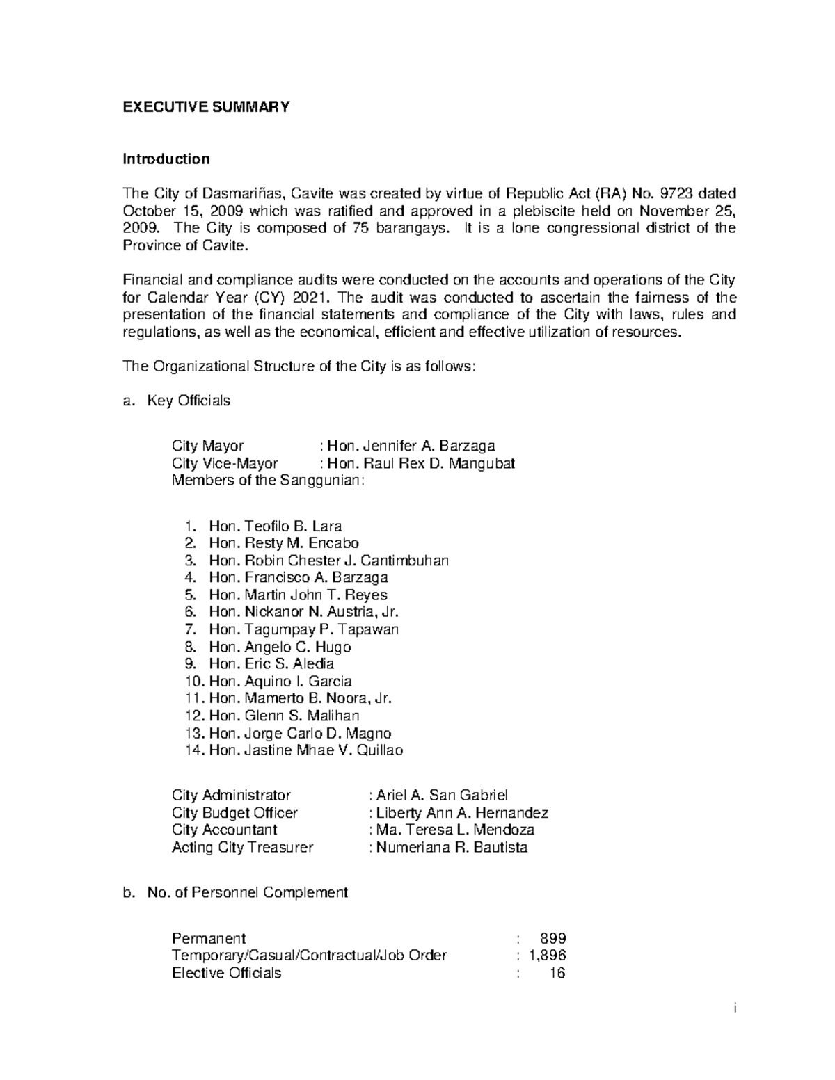 dasmarinas-city-executive-summary-2021-i-executive-summary