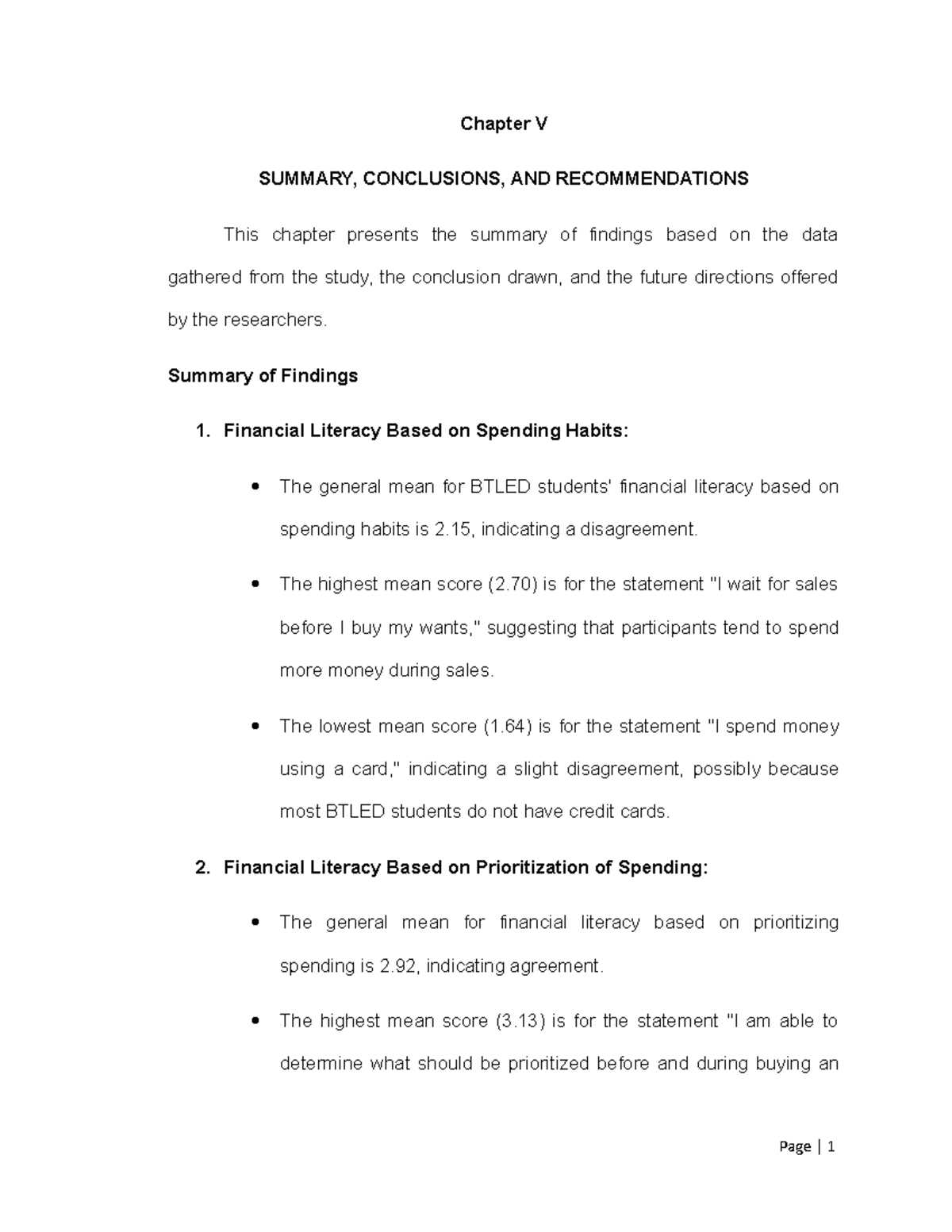 Chapter-V - Chapter 5 - Chapter V SUMMARY, CONCLUSIONS, AND ...