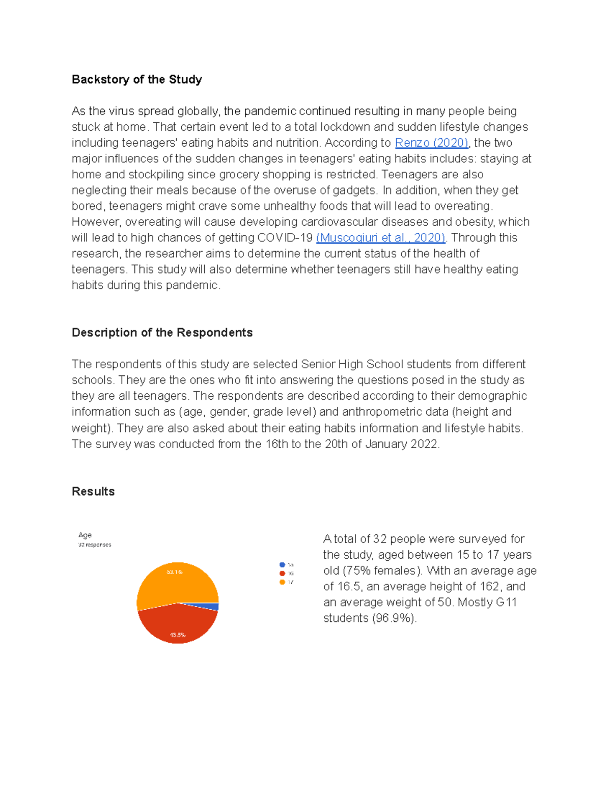 Stats Mid-term Project - Backstory of the Study As the virus spread ...