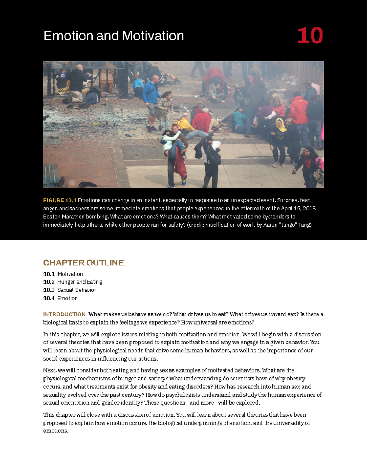 Emotion Motivation - FIGURE 10 Emotions can change in an instant ...