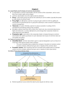 FM CH3 - Financial Management Chapter 3 Notes - Chapter 3 3-1 Financial ...