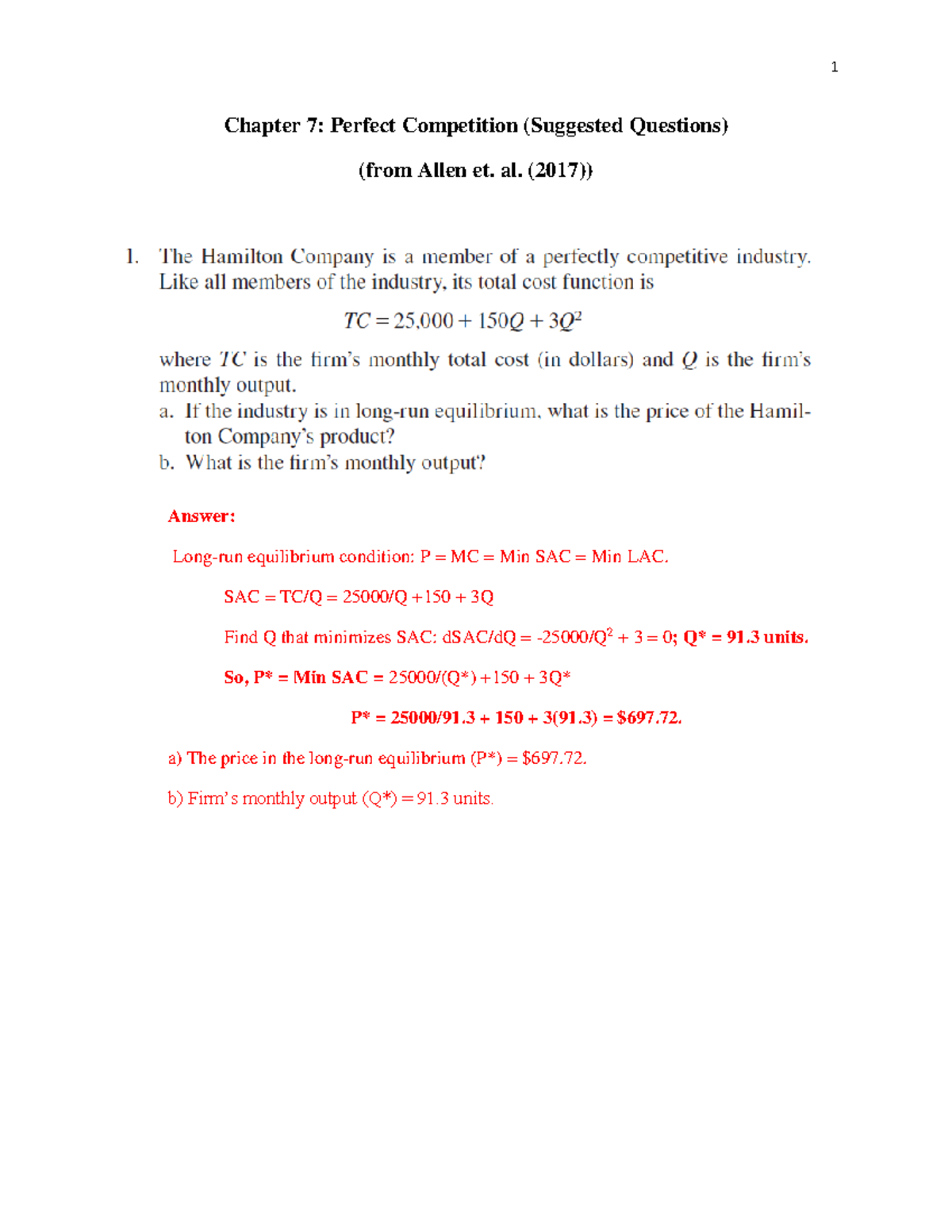 Ch7 Q&A - practices questions - Warning: TT: undefined function: 32 Chapter 7: Perfect ...