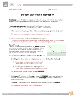 Additive Colors SE - Gizmo - 2018 Name: Niharika Kotha Date: 5/31 ...