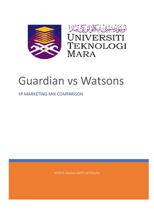 SWOT Analysis Report - SWOT SECRET RECIPE - Principles and Practice of ...