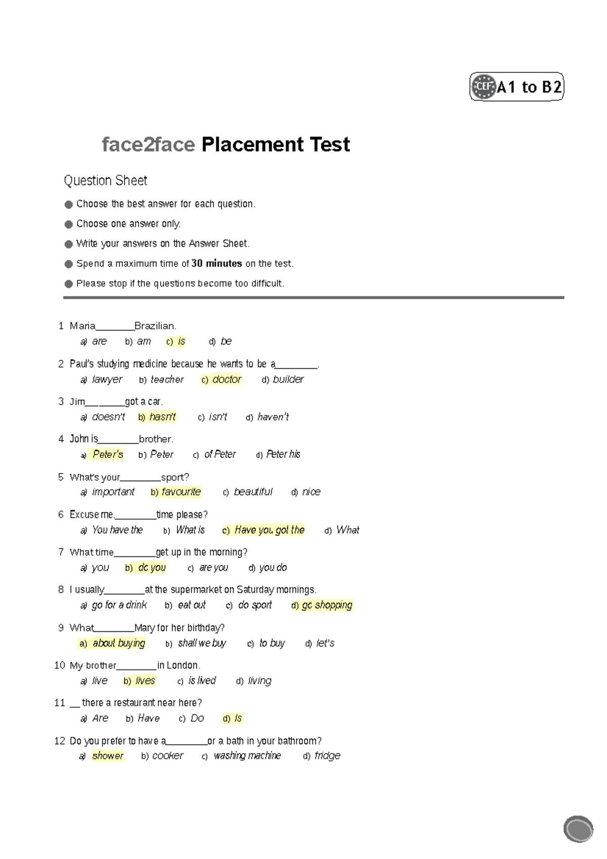 English _ Placement-test 1 _ 2021-2022 - tài liệu học - Studocu