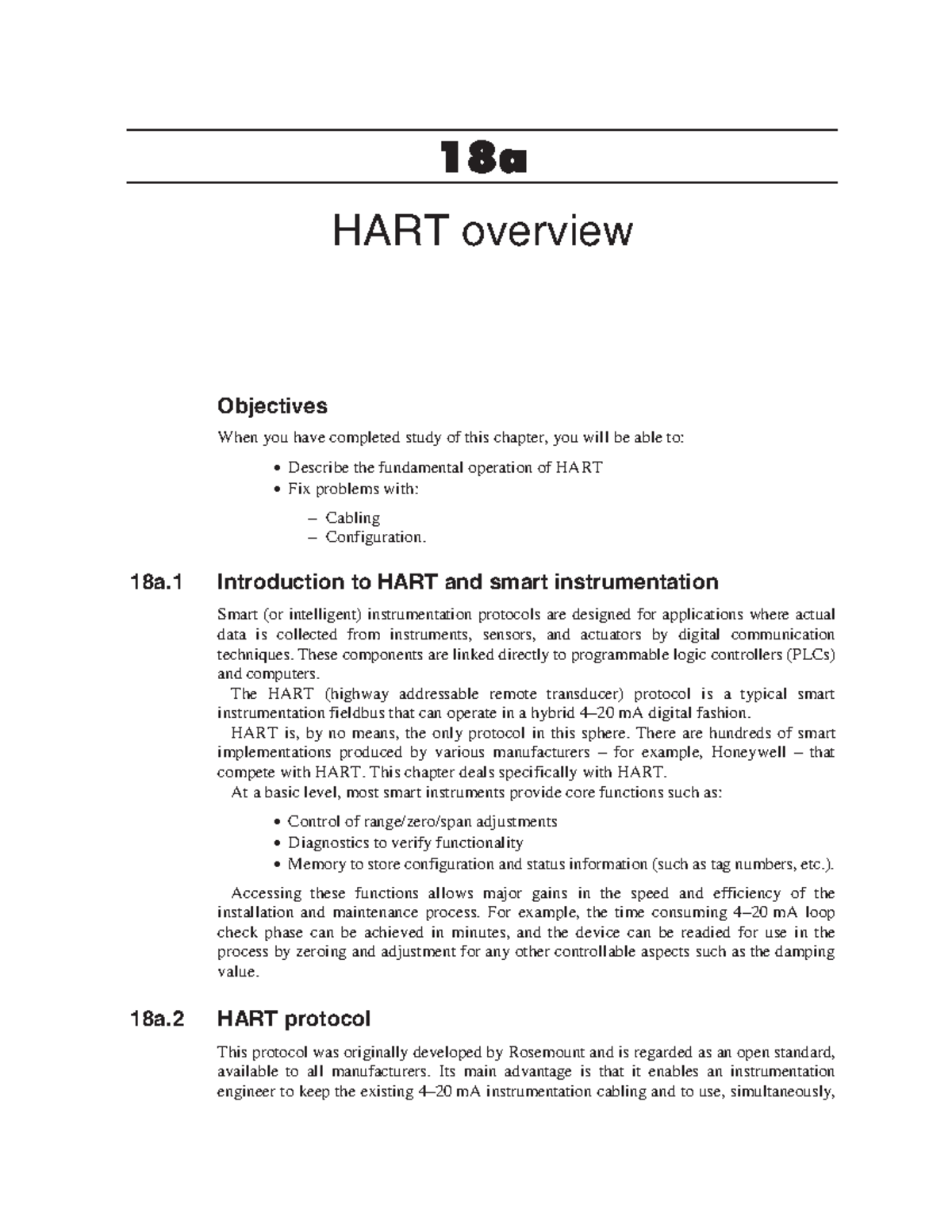 HART-2 - class notes - HART overview Objectives When you have completed ...