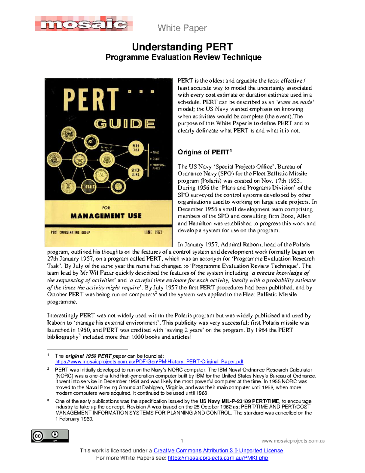 Project Management PERT - Understanding PERT Programme Evaluation ...