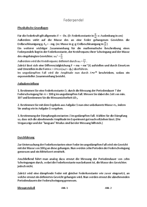 Versuchsprotokoll RCK - 1 Einführung Mithilfe von elektrischen ...