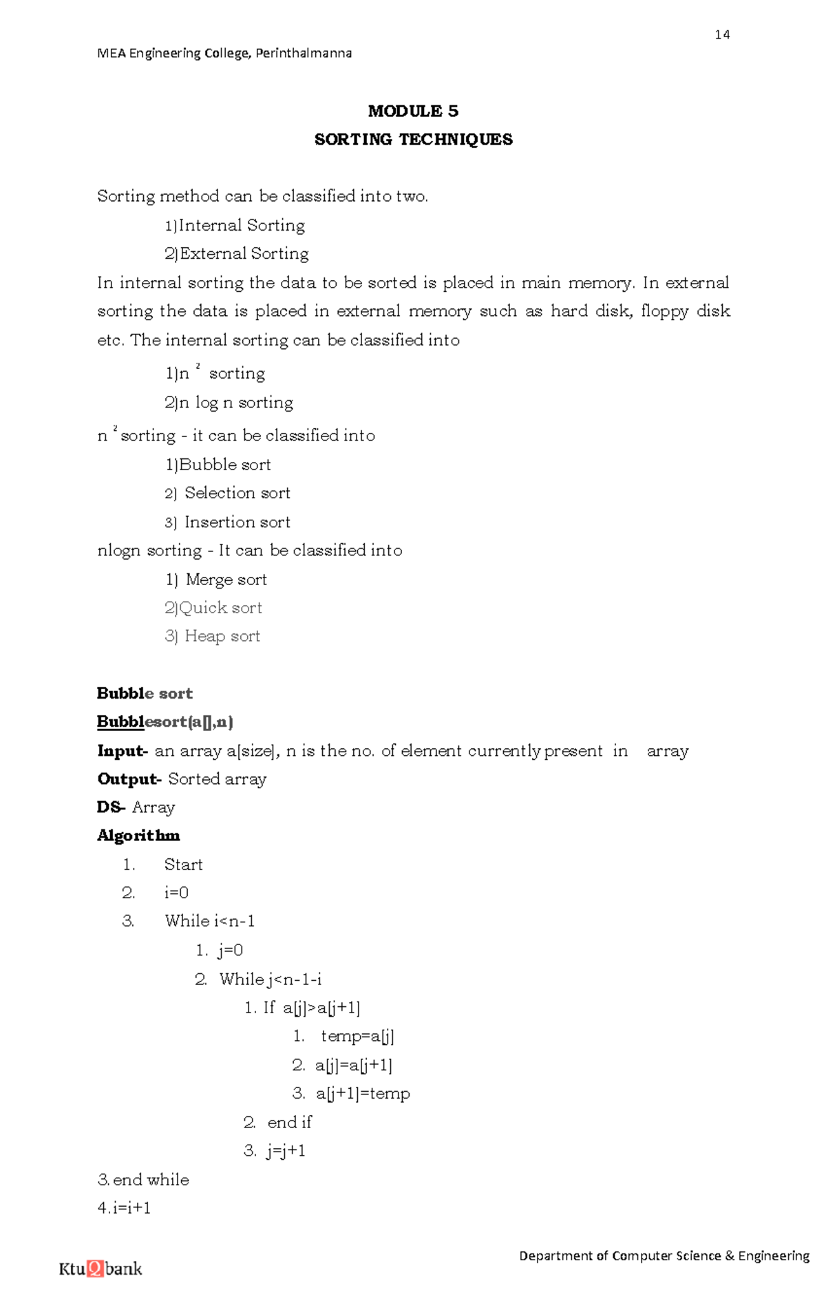Data structure module 5 - MEA Engineering College, Perinthalmanna ...