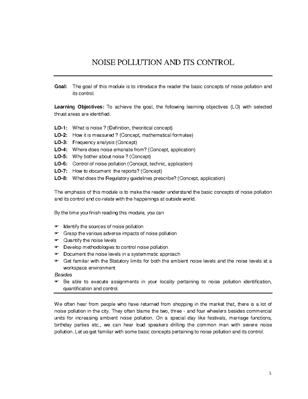 Noise-pollution - Covers the topic of noise pollution - NOISE POLLUTION ...