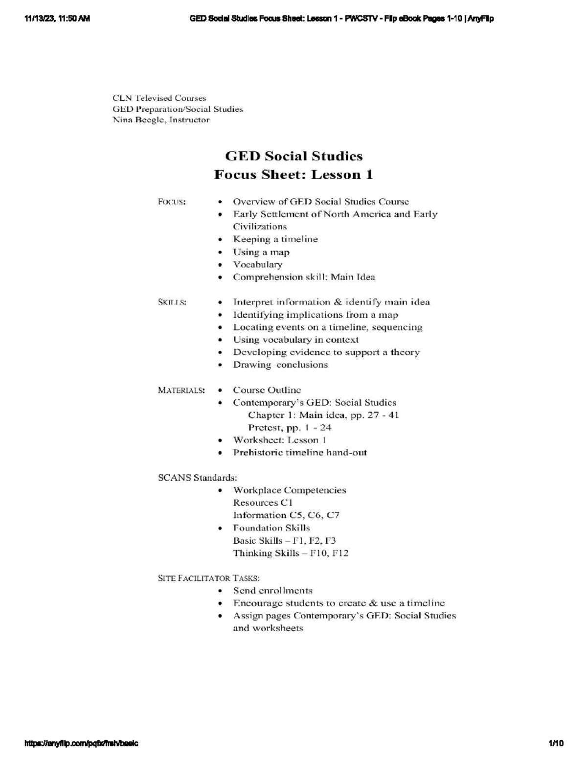 SOC Worksheet 1 - GED 202 - Studocu