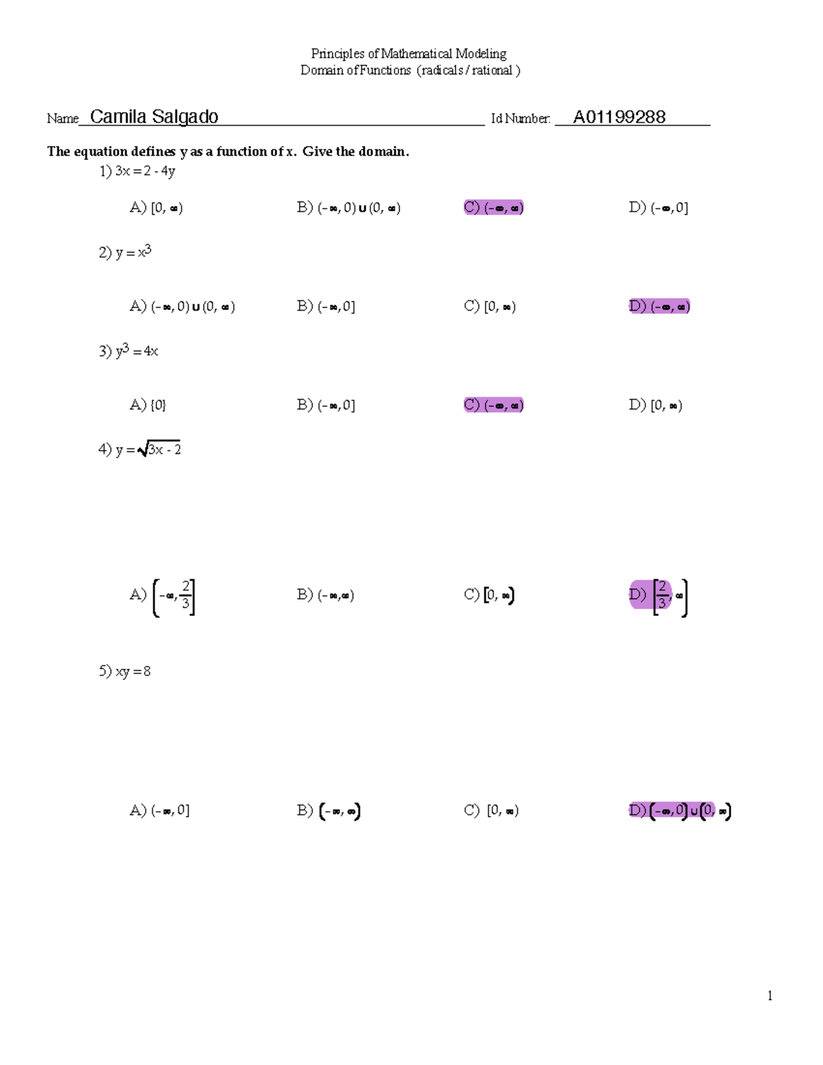 Activity Domains - bjqnkwqnxqwxjqp - Principles of Mathematical Modeling Domain of Functions ...