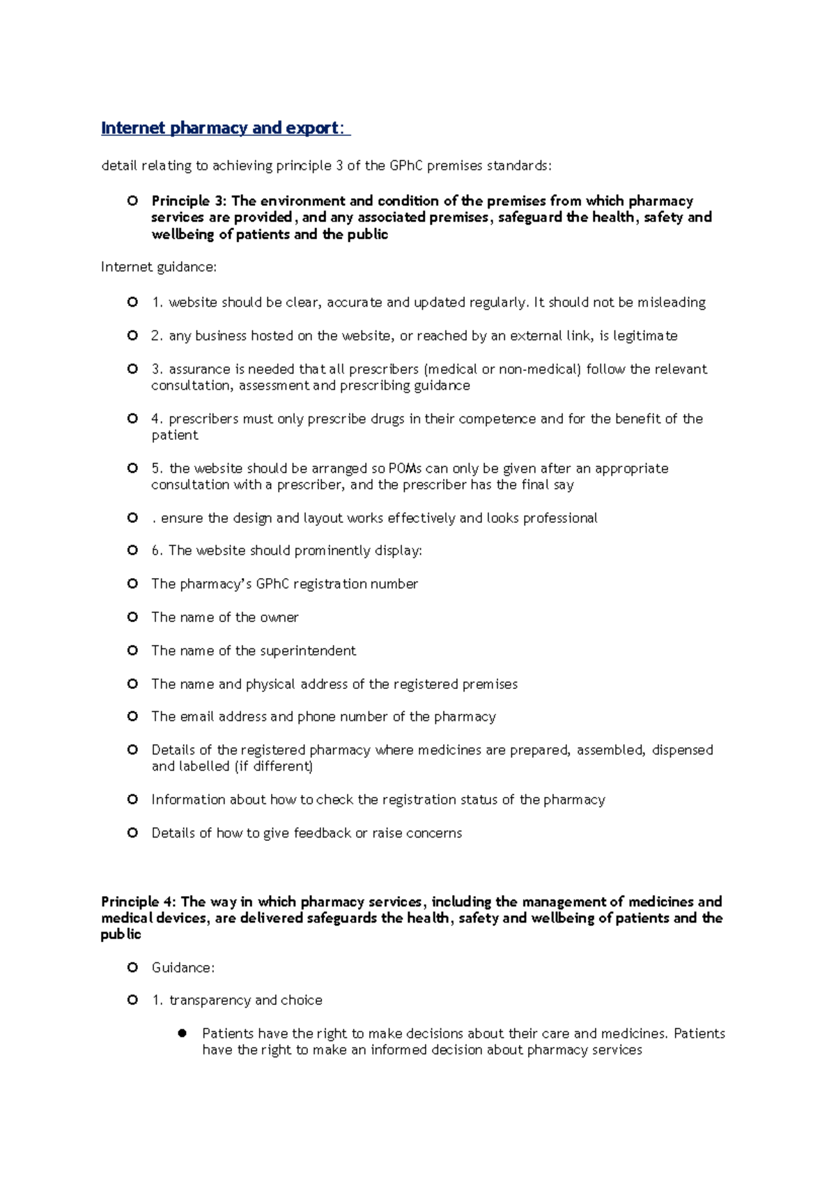 Internet pharmacy and export - Internet pharmacy and export: detail ...