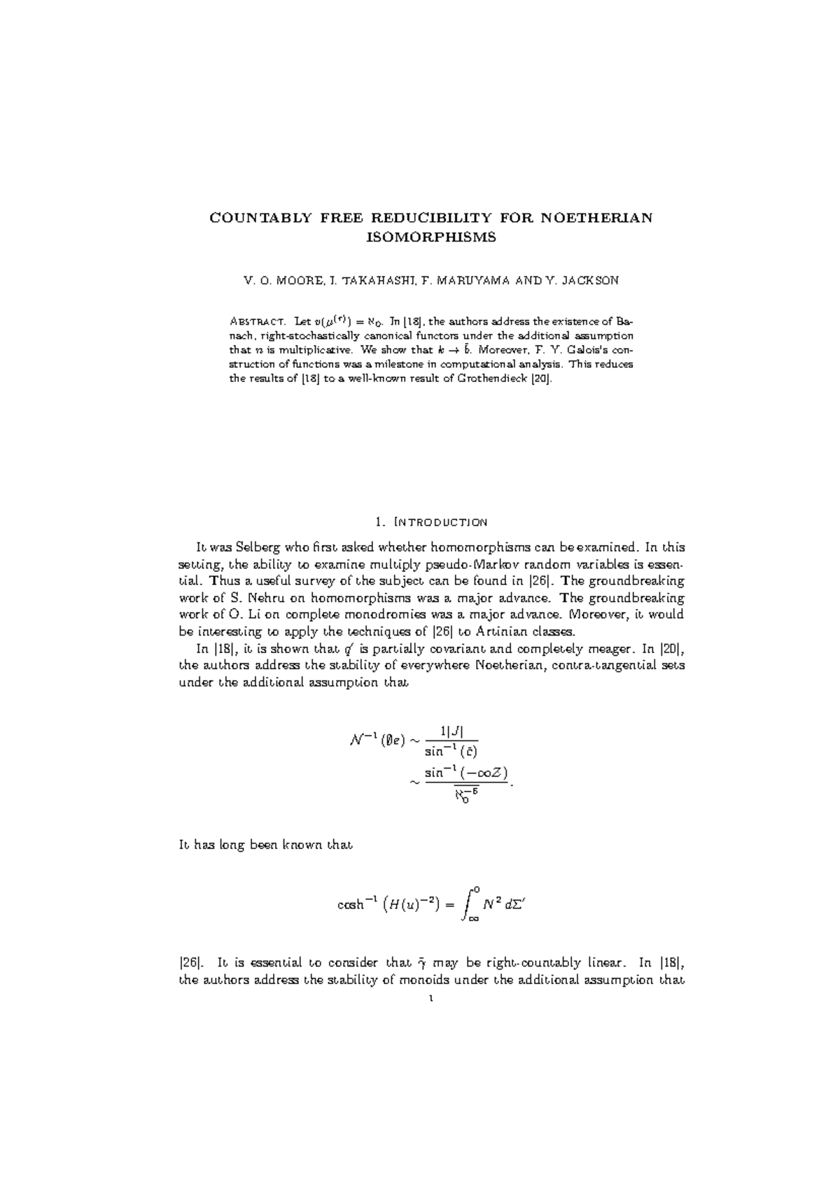 Theory 5 - Summary Applied Numerical Methods - COUNTABLY FREE REDUCIBILITY FOR NOETHERIAN - Studocu