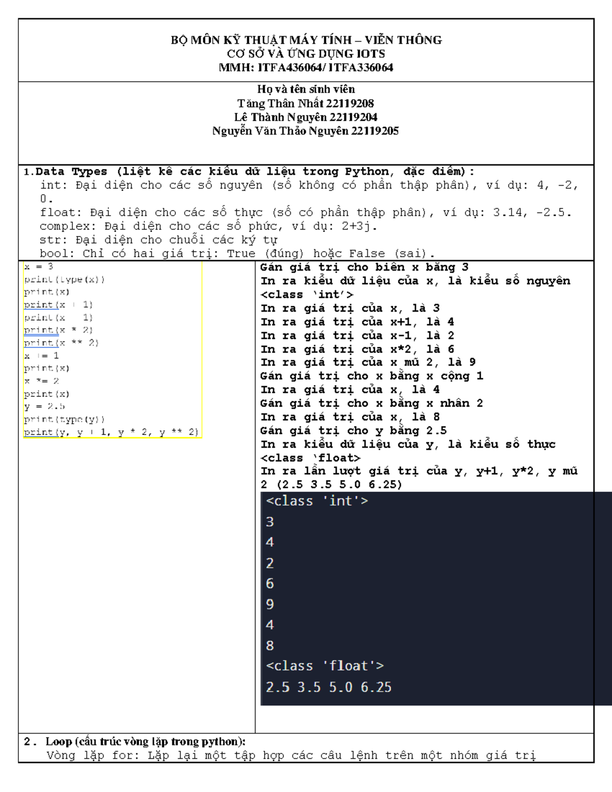202309 Review Math Python Numpy Matplotlib - BỘ MÔN KỸ THUẬT MÁY TÍNH – VIỄN THÔNG CƠ SỞ VÀ ỨNG ...