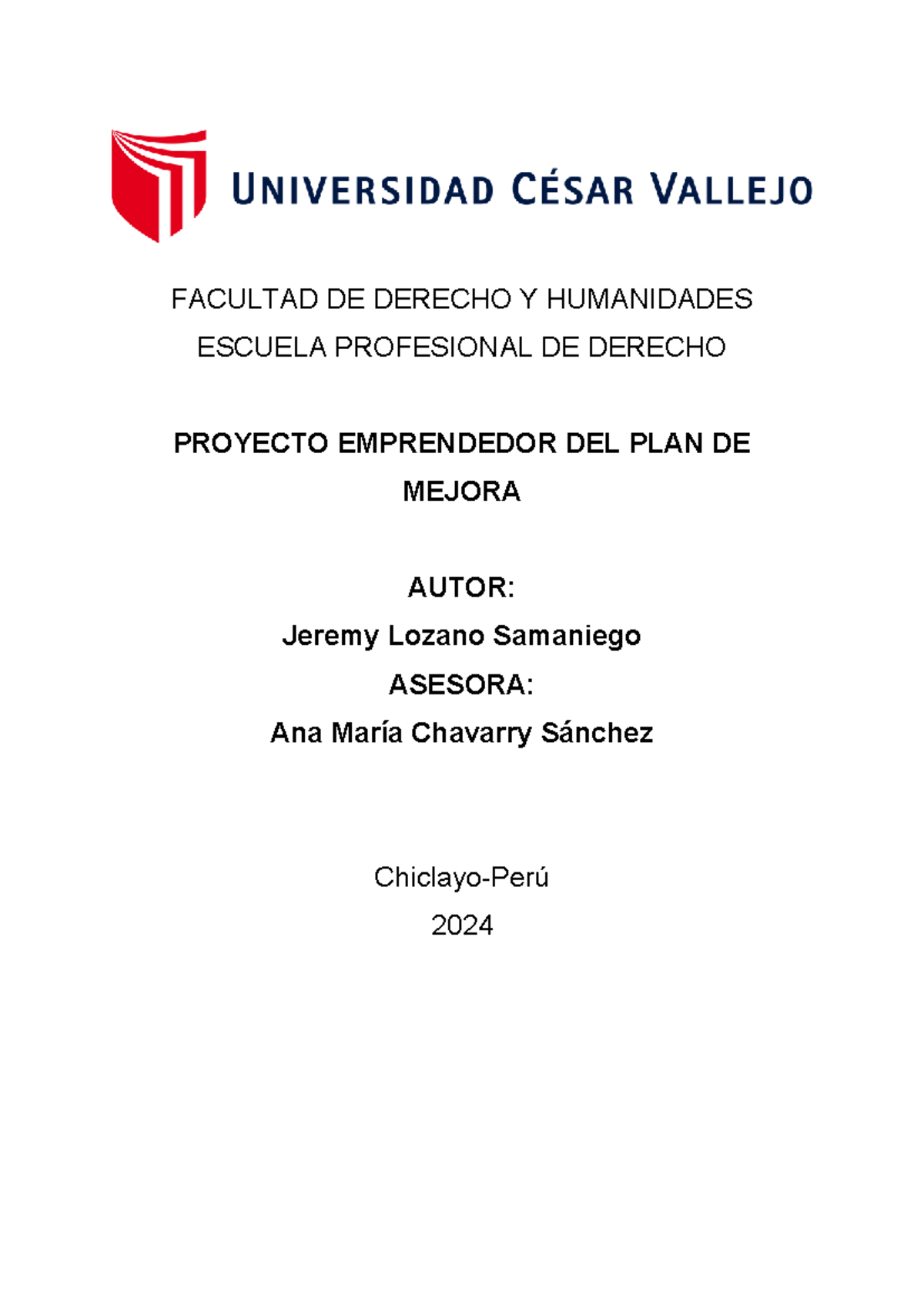 MI Proyecto Emprendedor - Jeremy Lozano Samaniego - FACULTAD DE DERECHO ...