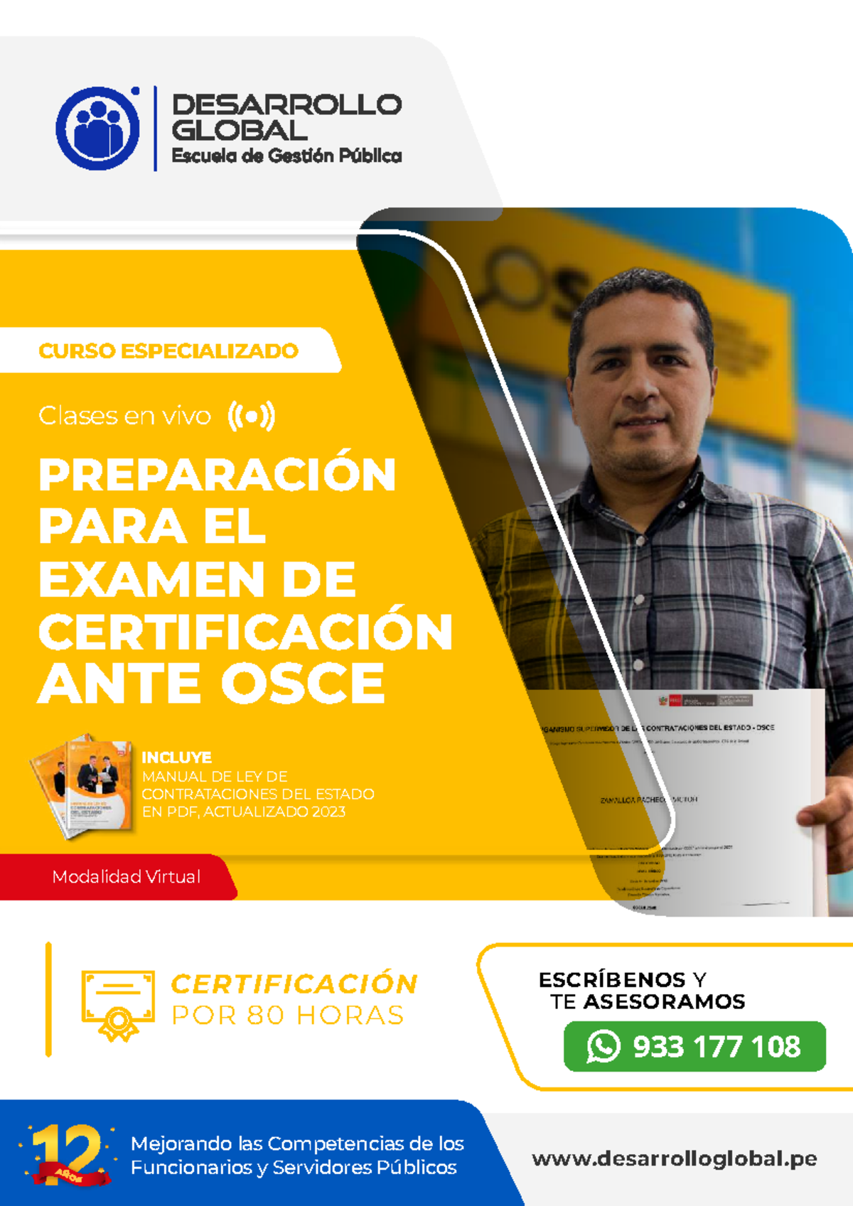 Curso Preparacion PARA EL Examen DE Certificacion ANTE OSCE Temario-1 - ESCRÍBENOS Y TE ...