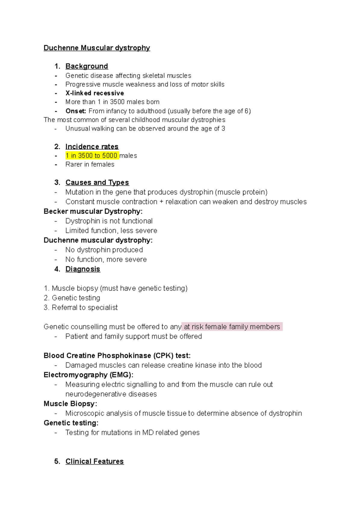 HGD lecture 7 - Duchenne Muscular Dystrophy - Duchenne Muscular ...