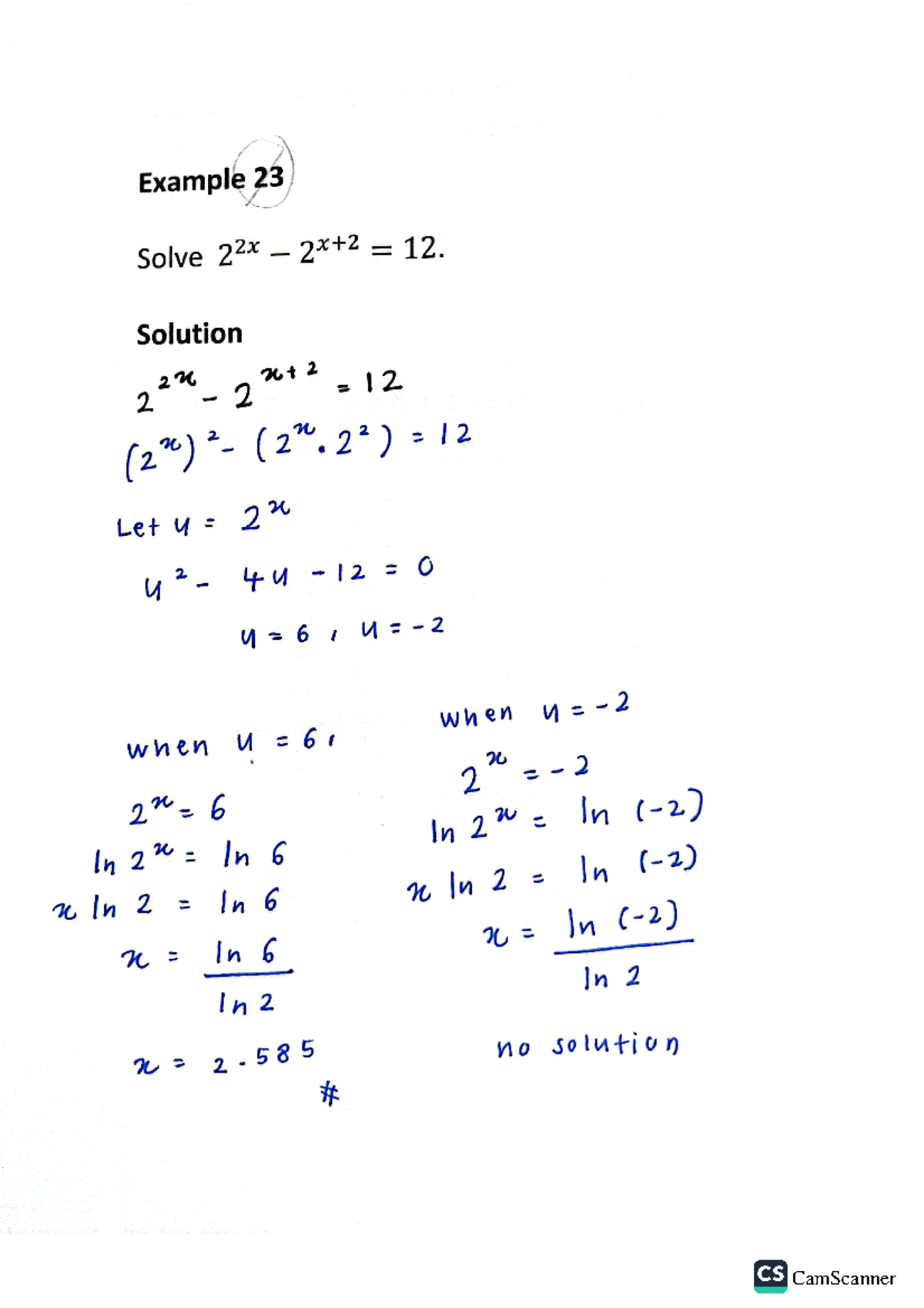 Example 23, 24(b), 26 - Foundation of Mathematics - Studocu