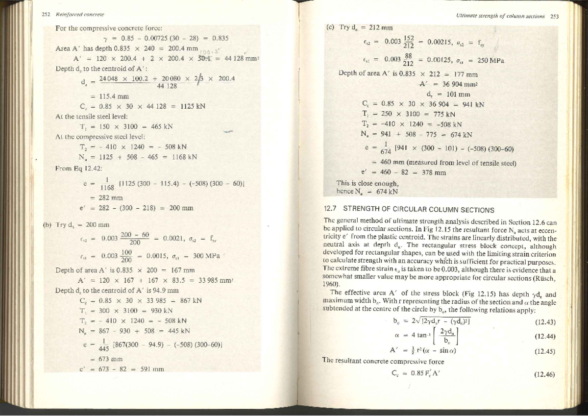 Reinforced Concrete (Warner) - MECH ENG 2100 - Studocu