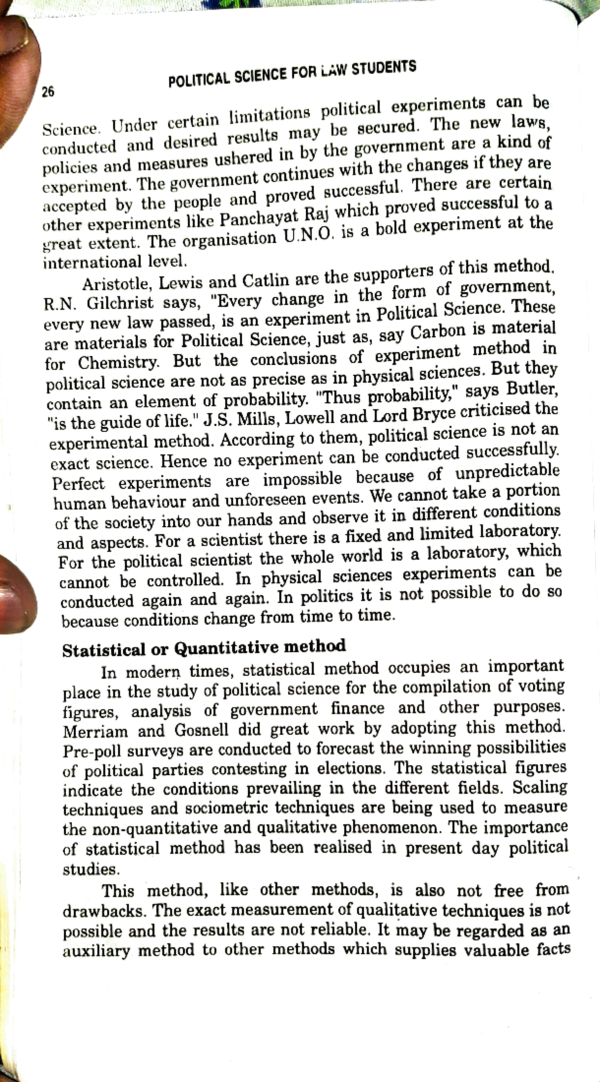 Adobe Scan 09-Feb-2022 - POLITICAL SCIENCE FOR LAW STUDENTS 26 Science ...