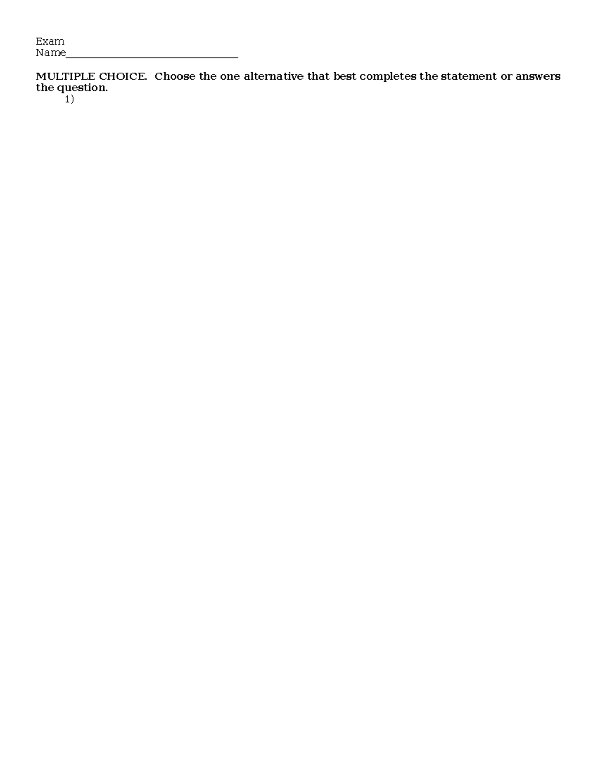 Chapter 10 - practice questions for microecon Dr. Gateman - Exam - Studocu