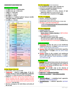 Why Biodiversity Matters Essay - Why Biodiversity Matters Biodiversity ...