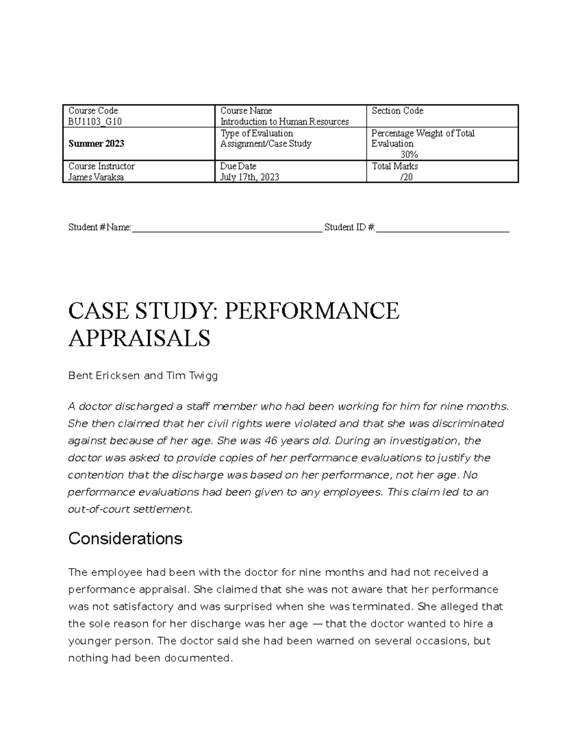 Assignment Case Study 1 - Business Values and Ethics - USIU Africa ...