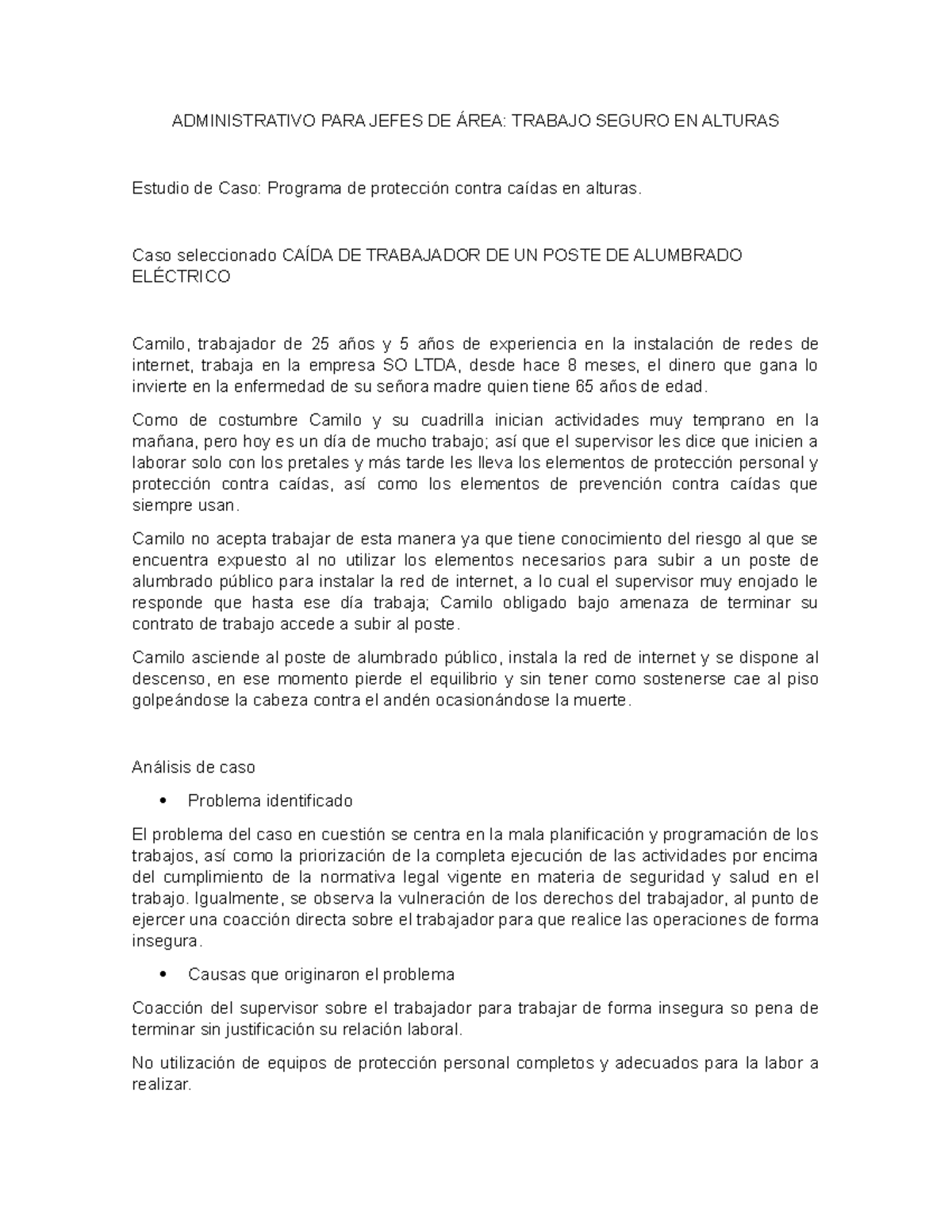 Administrativo PARA Jefes DE ÁREA - ADMINISTRATIVO PARA JEFES DE ÁREA ...