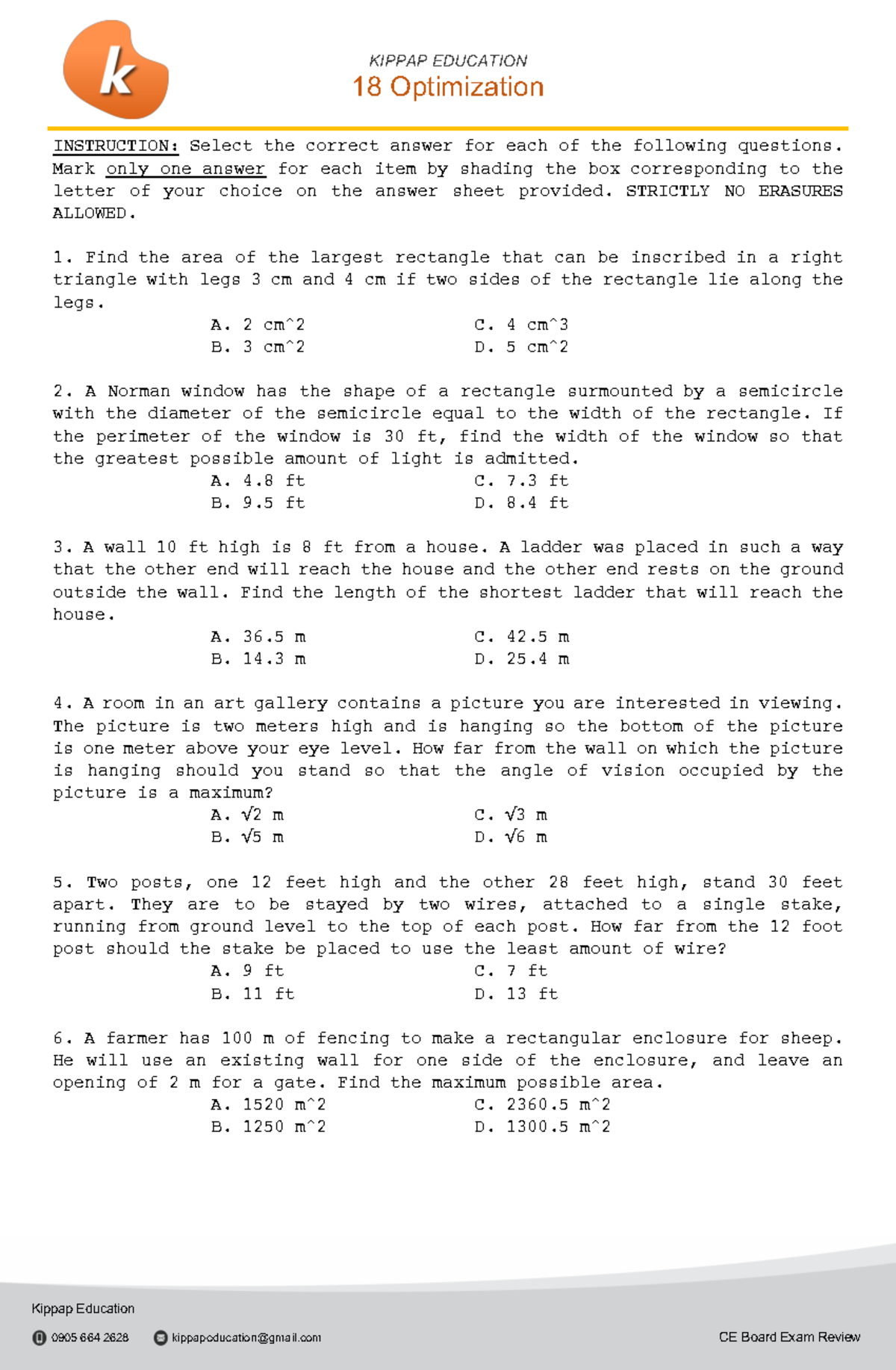 Kippap-Handout-MSTE (18 Optimization) - KIPPAP EDUCATION 18 ...