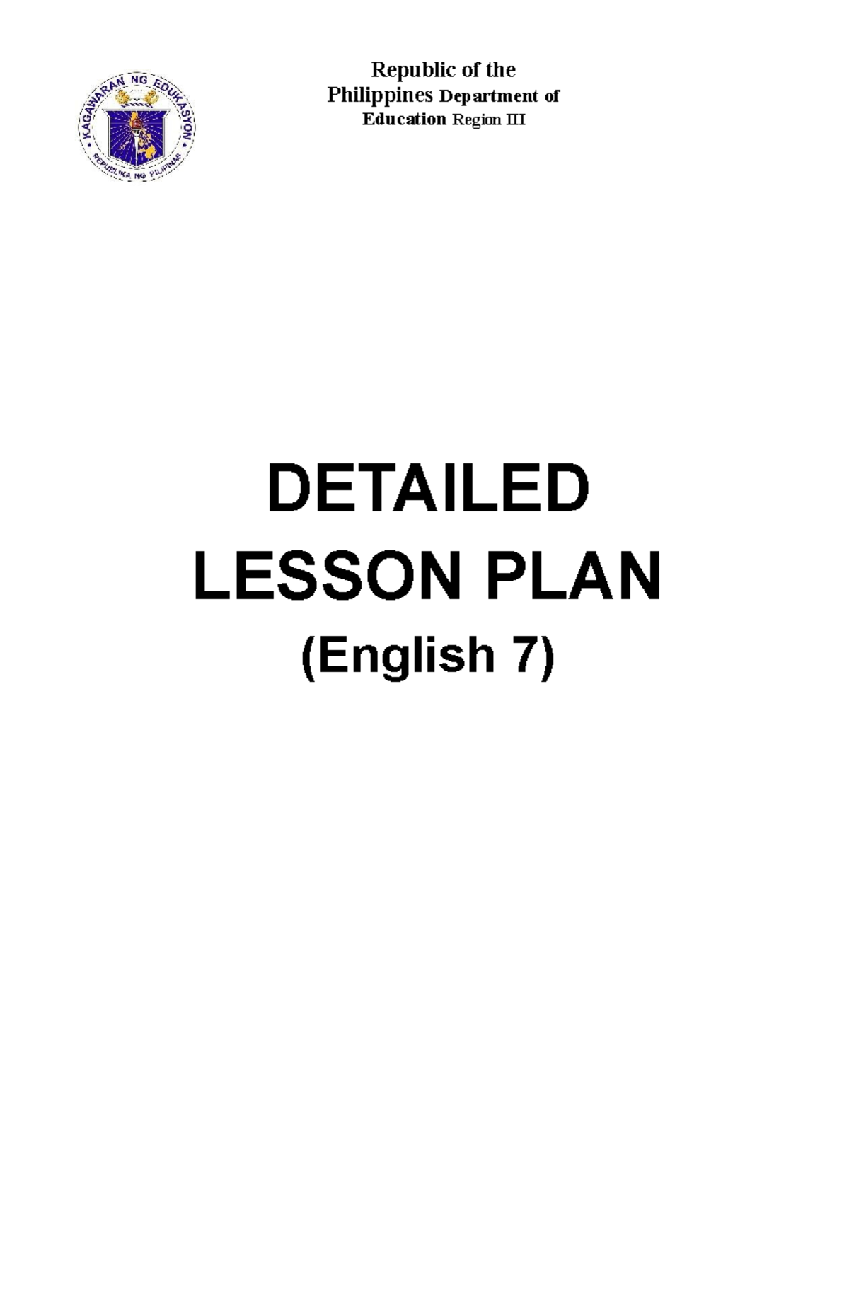 Types of Sentences - Republic of the Philippines Department of ...
