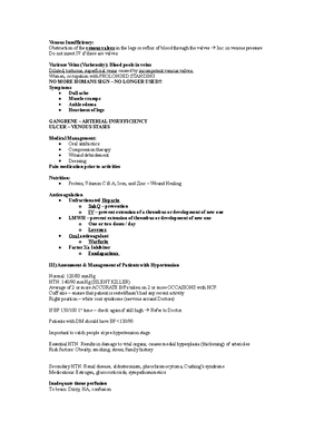Notes cardio - Aortic: 2nd ICS, (R) SB Pulmonic: 2nd ICS, (L) SB ...