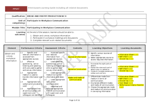 Full bkp topics - BOOKKEEPING NC I l l - TESDA COURSE MODULE TESDA ...