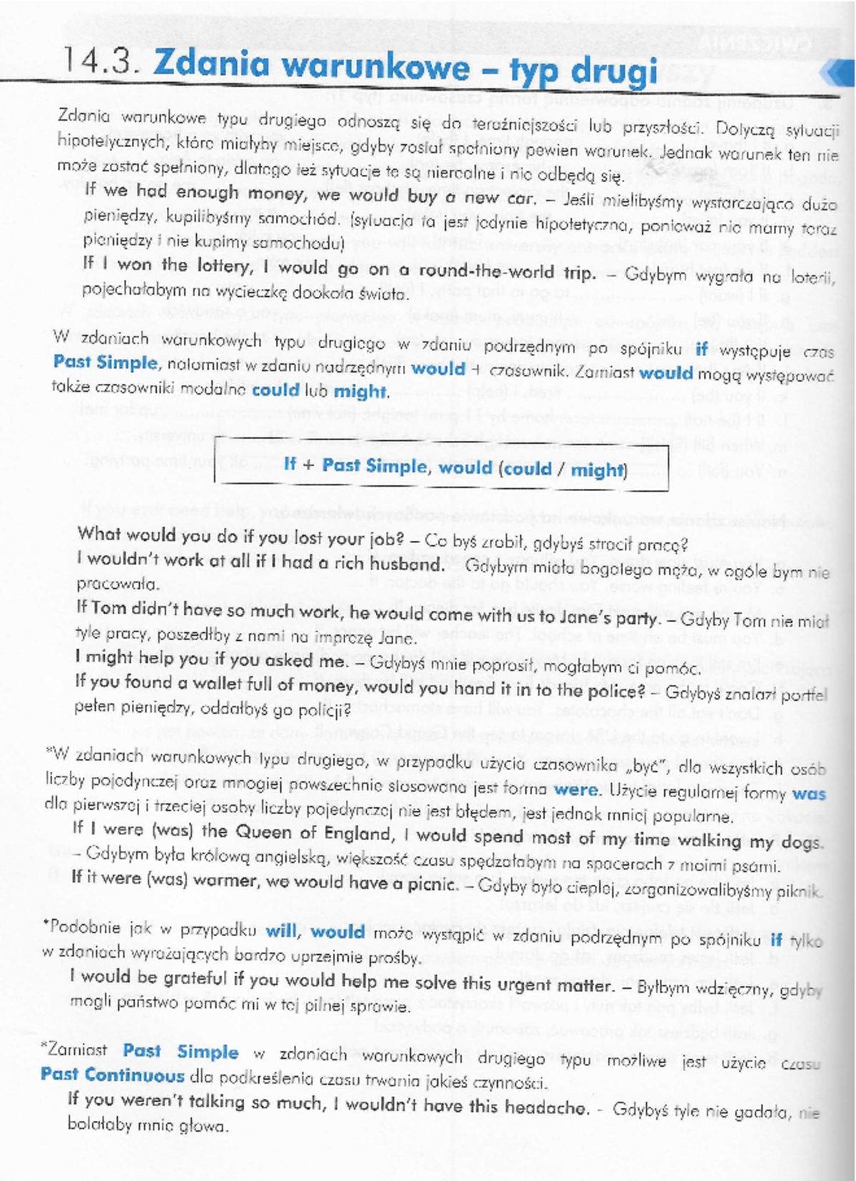 Conditional2 czas - Filologia angielska - Studocu