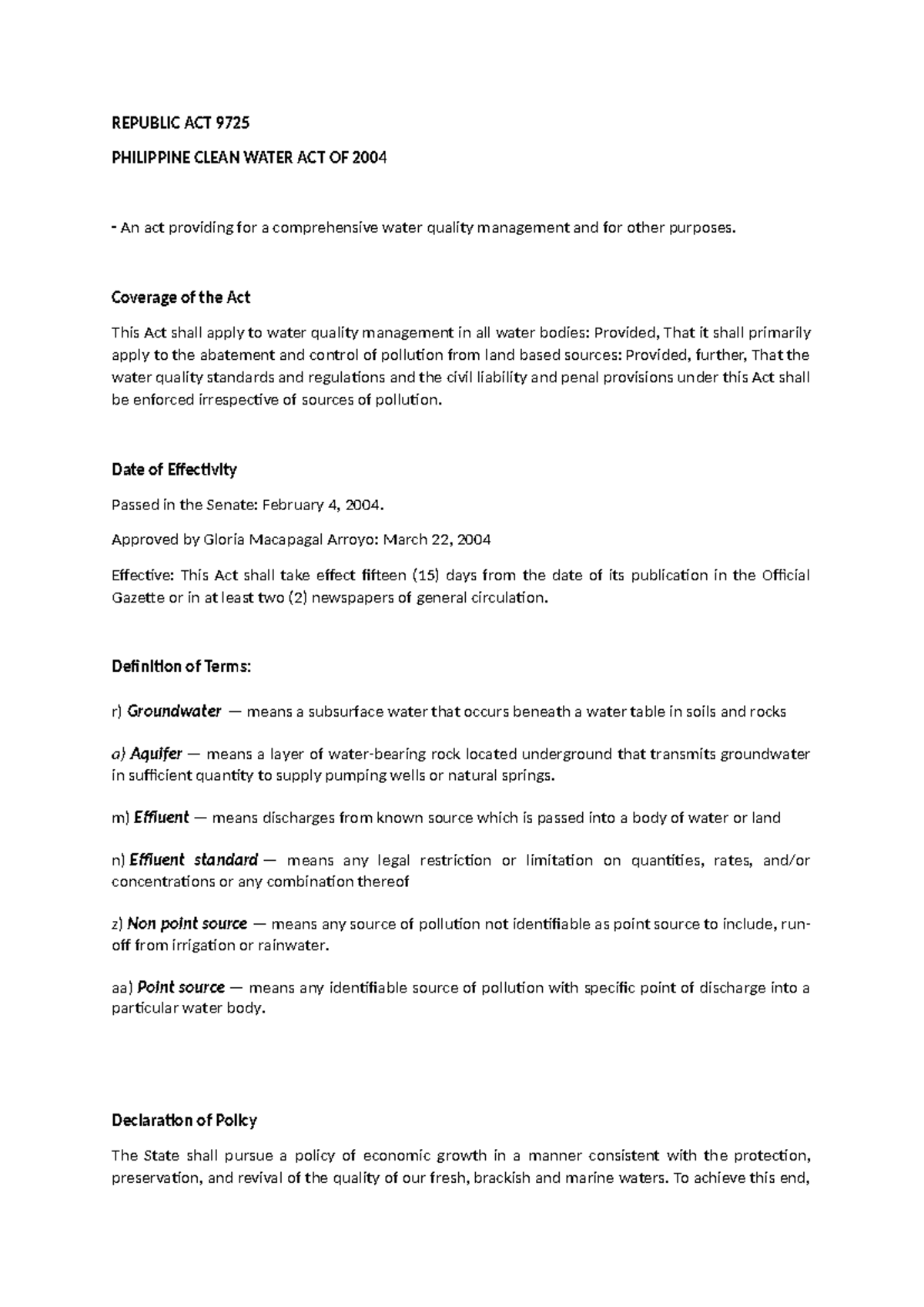 Republic ACT 9725 - Summary BS Accountancy - REPUBLIC ACT 9725 ...
