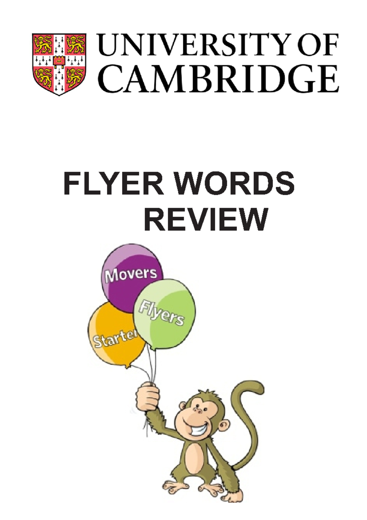 Flyer words topics - FLYER WORDS REVIEW beetle camel butterfly octopus ...