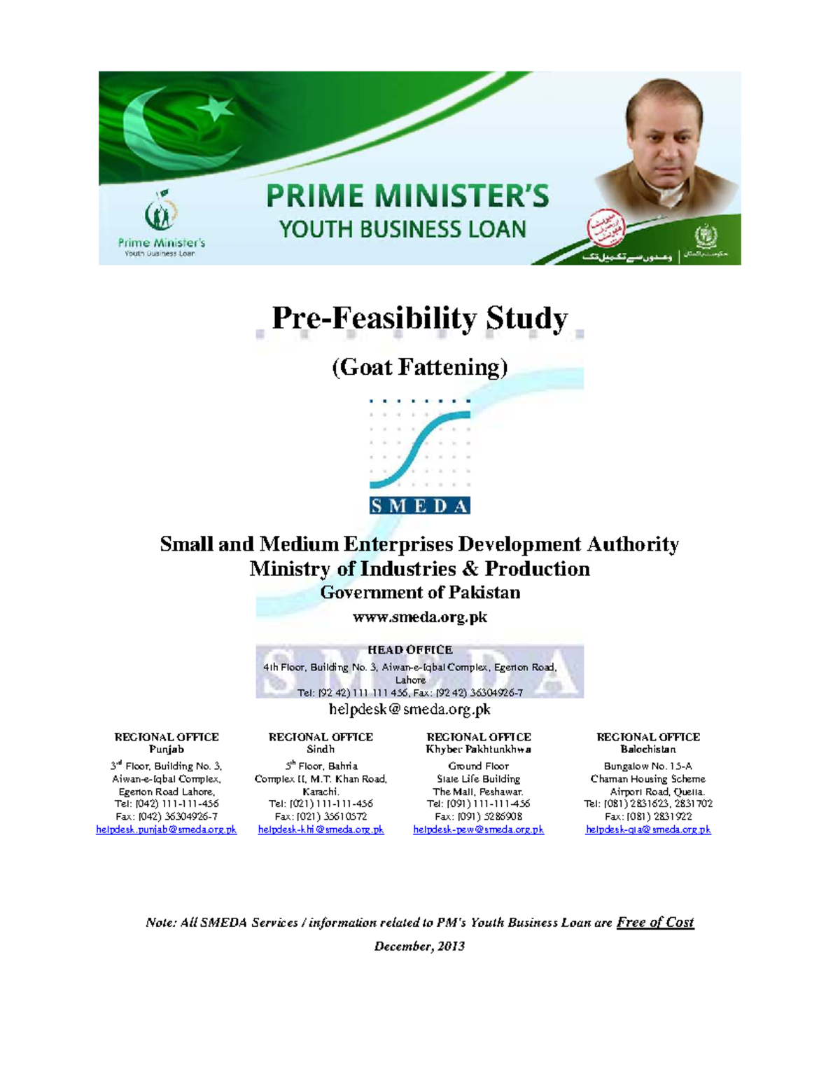 Pre Feasibility Study Goat Fattening Sma - Pre-Feasibility Study (Goat Fattening) Small and ...