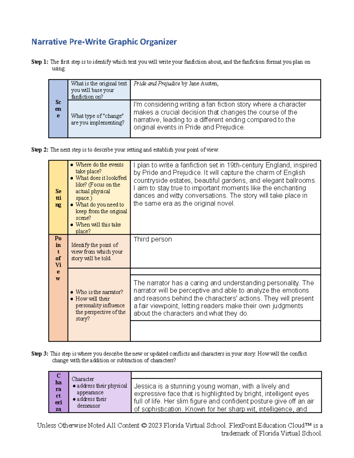 Copy of plotting narrative graphic organizer - Narrative Pre-Write ...