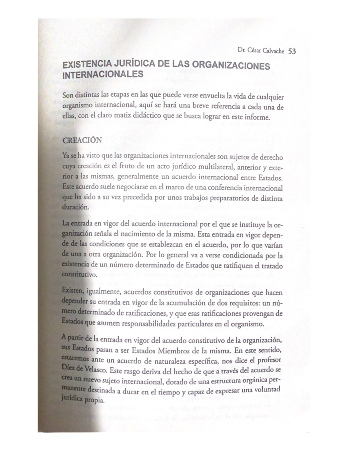 Dr. César Calvache 53 - Derecho Internacional Público - Studocu